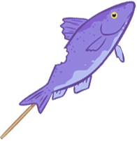 Purple Fish on a Stick | Zombidle Wikia | Fandom